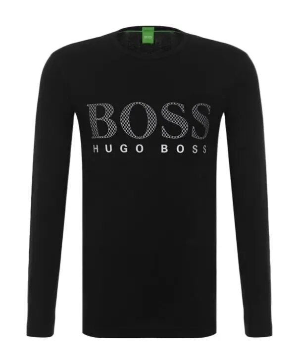 Hugo Boss T-shirt With Round Neck And Long Sleeves