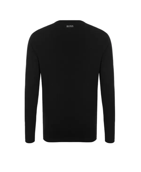 Hugo Boss T-shirt With Round Neck And Long Sleeves