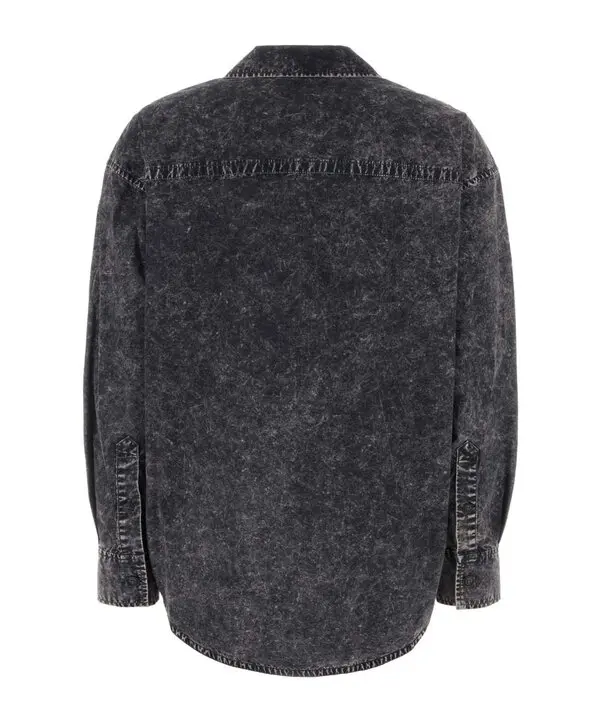 Alexander Wang Curved Hem Oversized Shirt