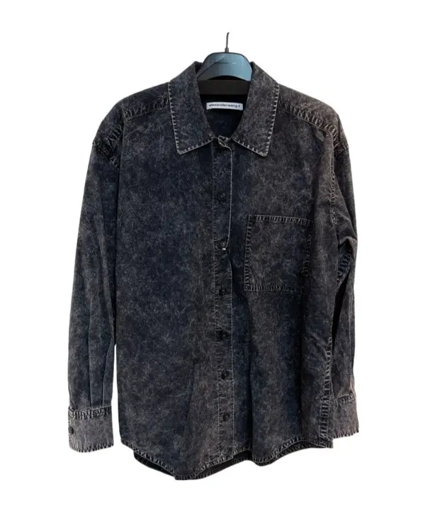 Alexander Wang Curved Hem Oversized Shirt