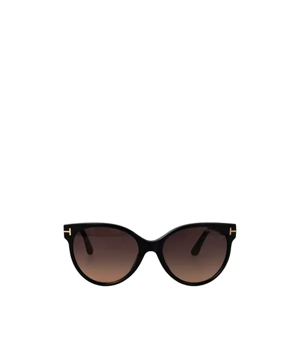 TOM FORD Tallulah Round Frame Sunglasses - Brown