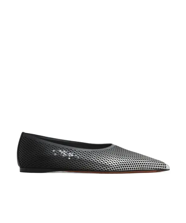 Alaïa Degradé Effect Mesh Ballerinas
