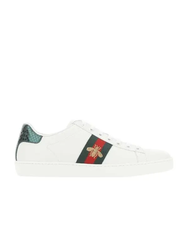 Gucci Ace Embroidered Sneakers - White