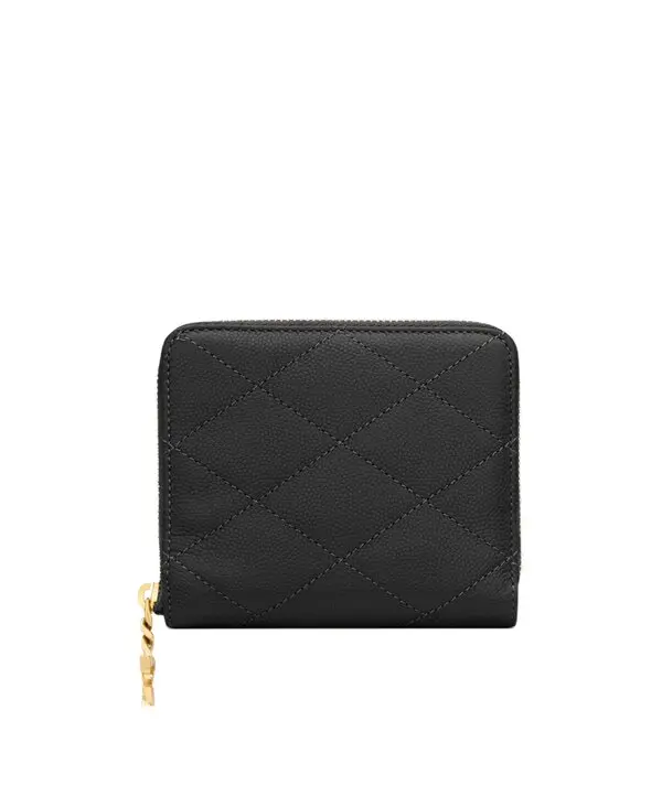 Saint Laurent Quilted Leather Wallet - Black