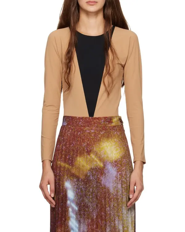MAISON MARGIELA Triangle-shape Long-sleeve T-shirt - Multicolor