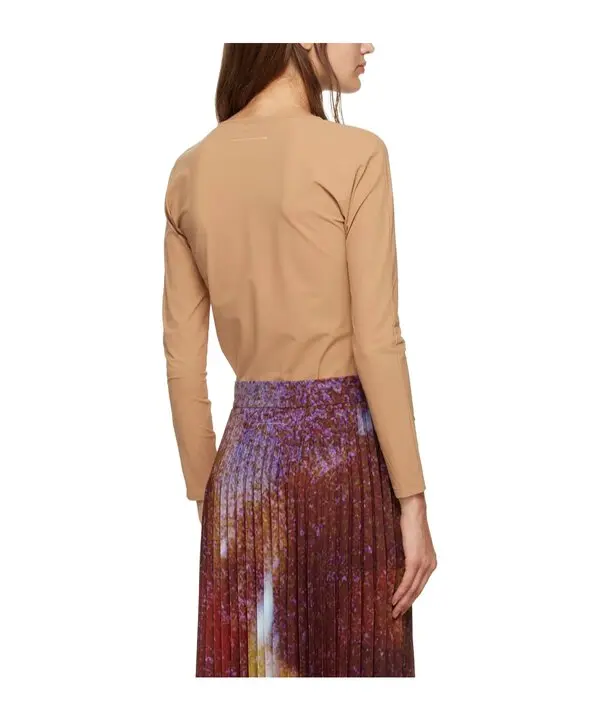MAISON MARGIELA Triangle-shape Long Sleeve T-shirt