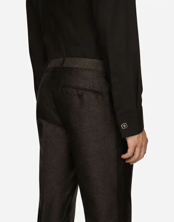 Dolce & Gabbana Glittered Single-breasted Blazer