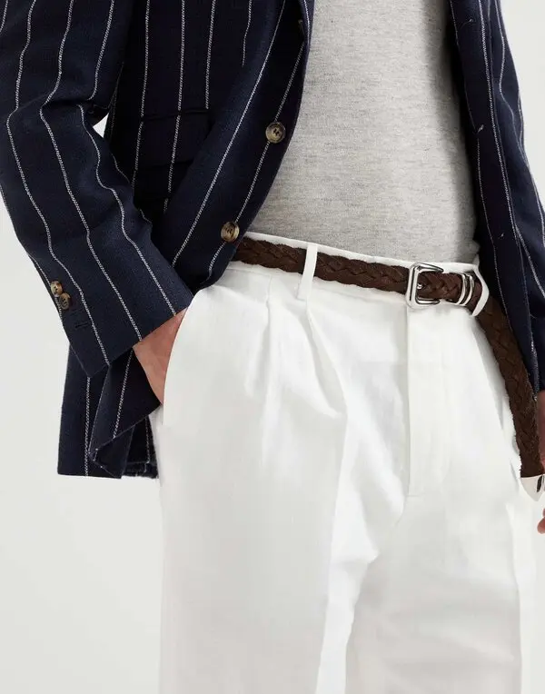 Brunello Cucinelli Pleated Tapered Leg Trousers