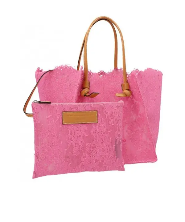 Ermanno Scervino Lace Tote Bag