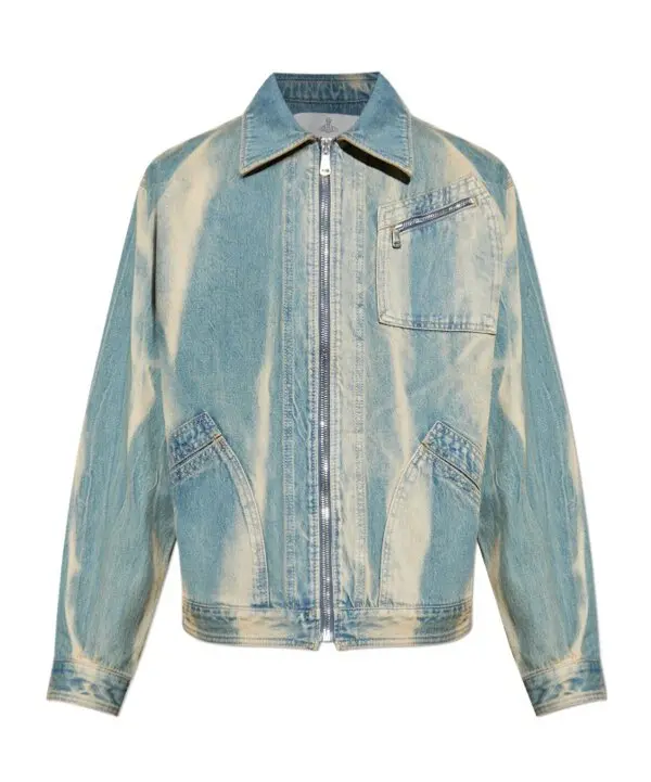 VIVIENNE WESTWOOD Piranha Denim Jacket - Gray