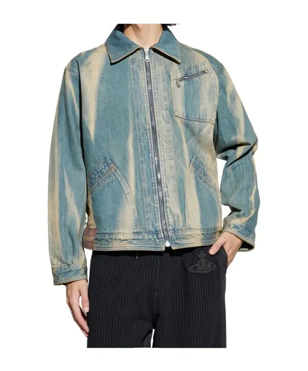 VIVIENNE WESTWOOD Piranha Denim Jacket - Gray
