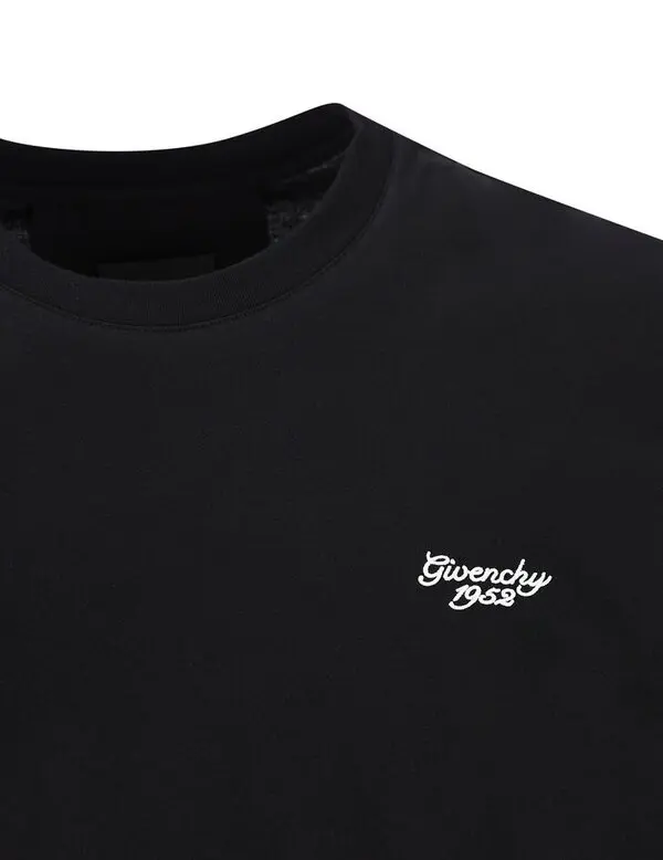 Givenchy 4g Embroidered Crewneck T-shirt