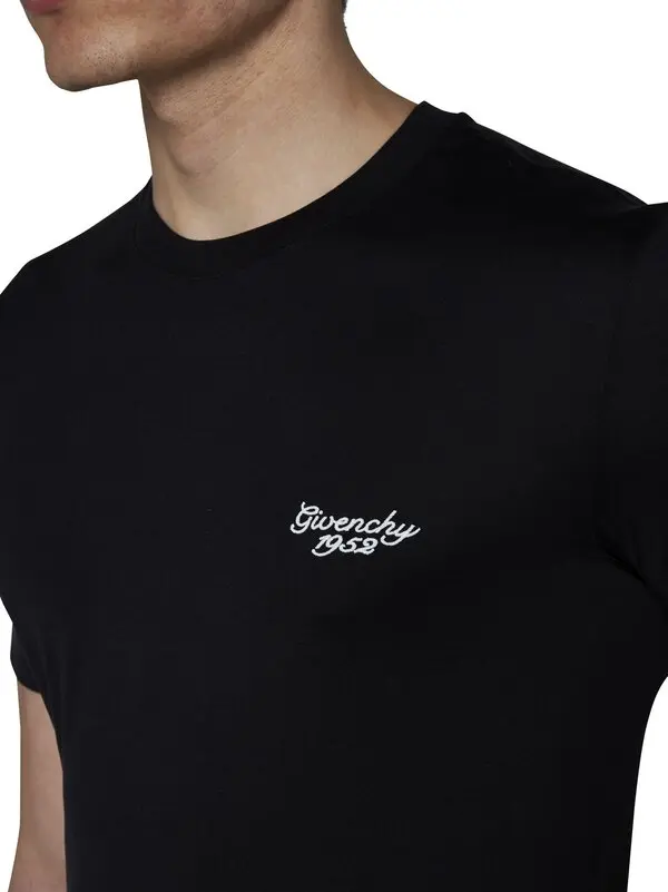 Givenchy 4g Embroidered Crewneck T-shirt