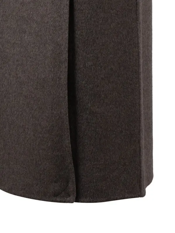 P.a.r.o.s.h Zipped Midi Skirt - Black