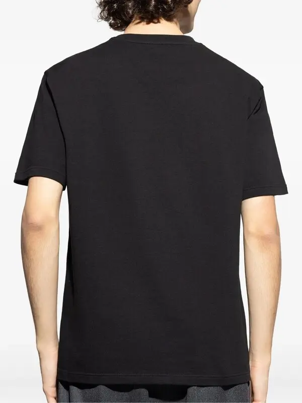 JIL SANDER Logo Printed Crewneck T-shirt - Black