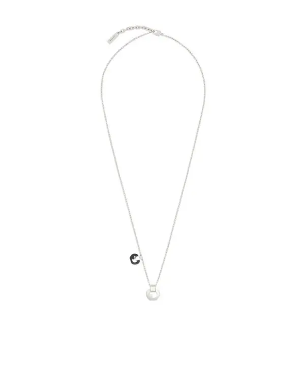 Givenchy G Chain Necklace With Pendant - White