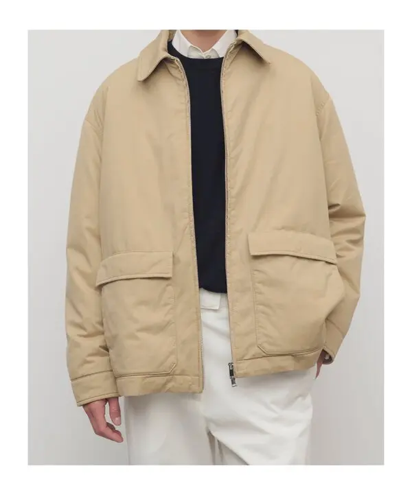 THE ROW Aurelius Cotton Cashmere Gabardine Jacket - Sand-colored
