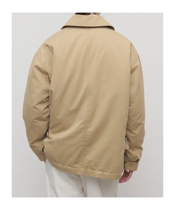 THE ROW Aurelius Cotton Cashmere Gabardine Jacket - Sand-colored