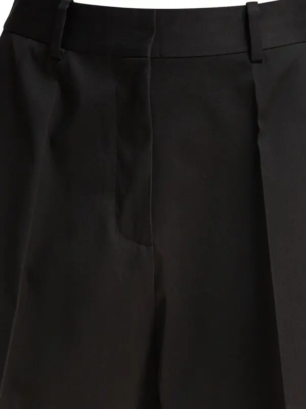 Loewe Trapeze Shorts In Cotton And Silk