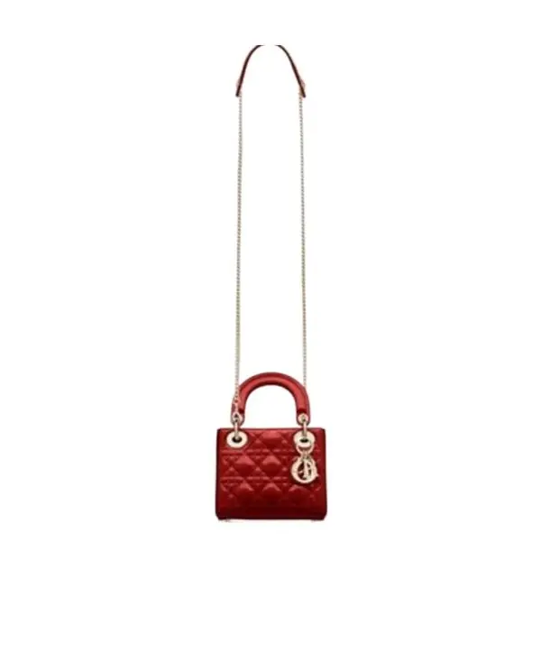 Dior Lady Mini Bag - Red