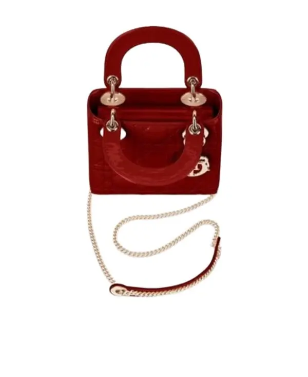 Dior Lady Mini Bag - Red