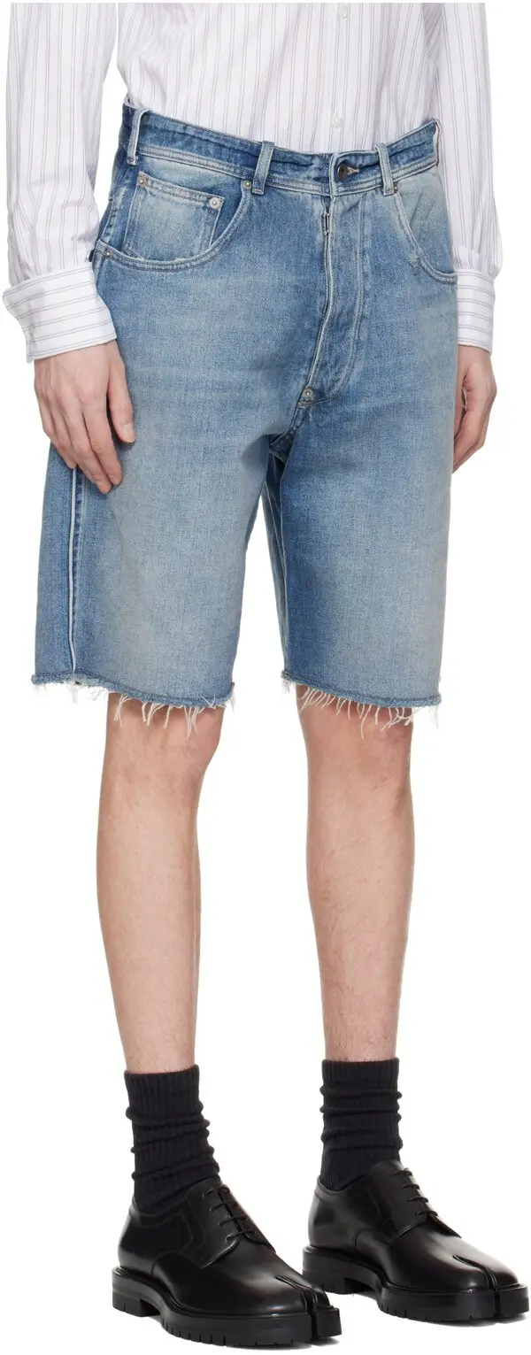 MAISON MARGIELA Denim Cut-off Shorts