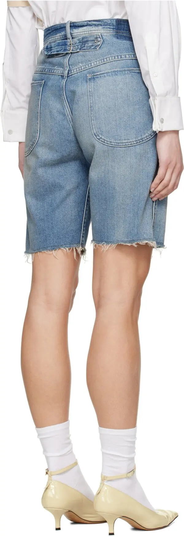 MAISON MARGIELA Denim Cut-off Shorts