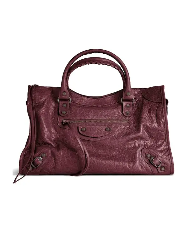 Balenciaga Le City Medium Tote Bag - Red