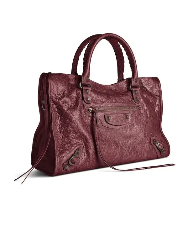 Balenciaga Le City Medium Tote Bag - Red