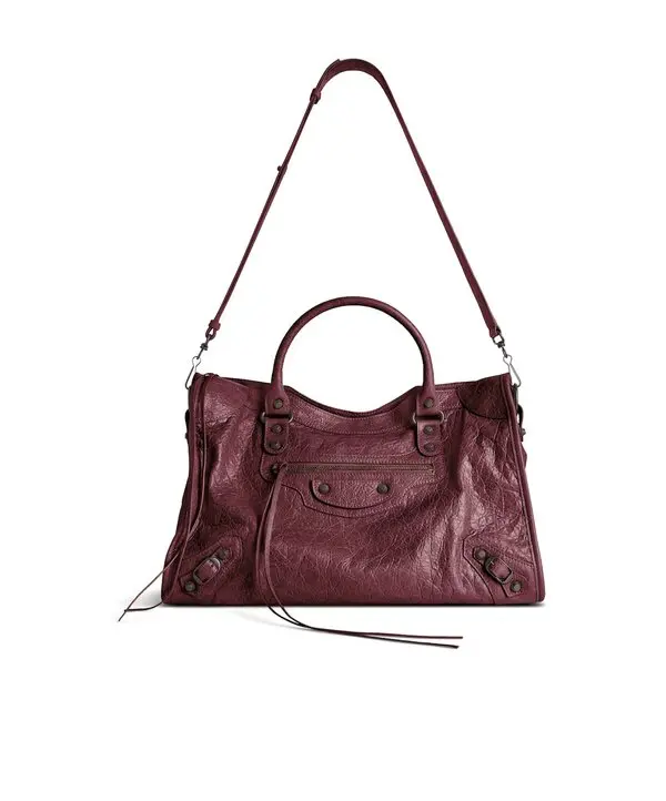 Balenciaga Le City Medium Tote Bag - Red