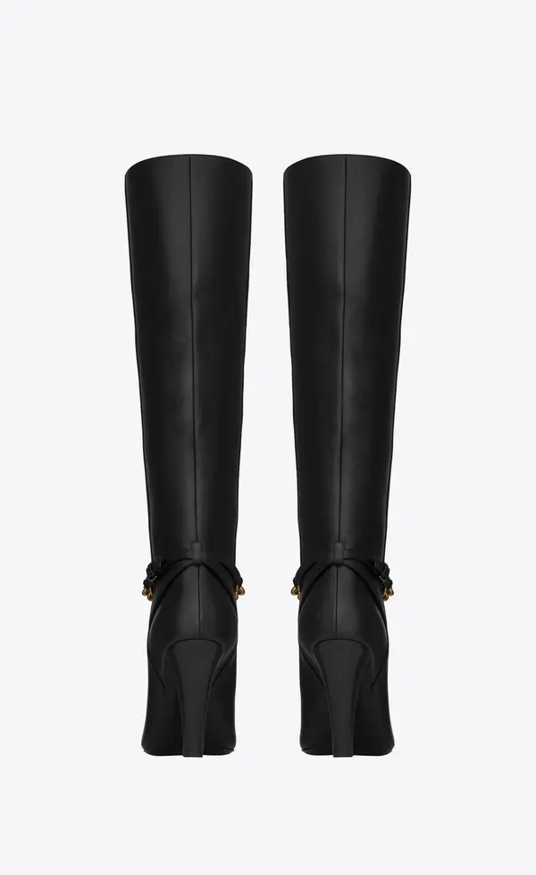 Saint Laurent Le Maillon Chain-detailed Boots