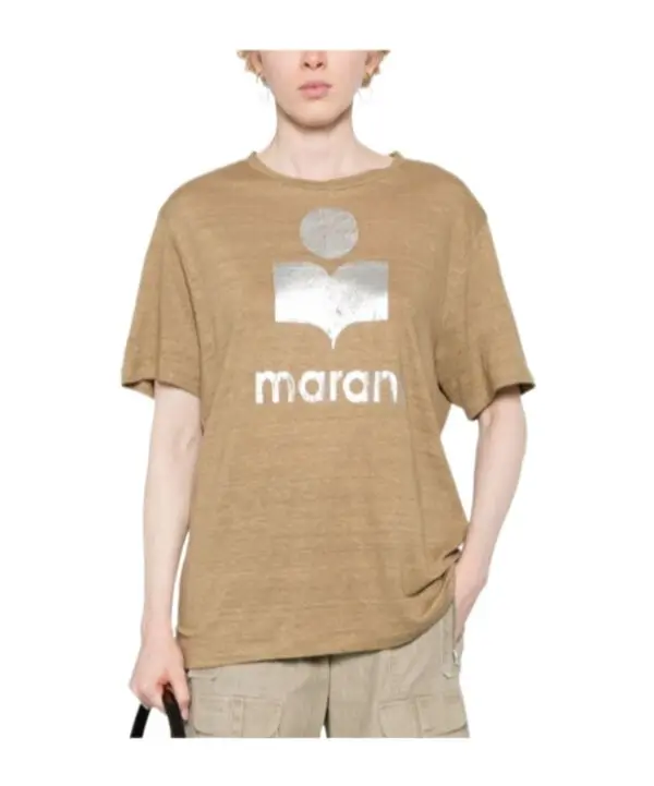 Isabel Marant Étoile Zewel T-shirt With Logo - Nude