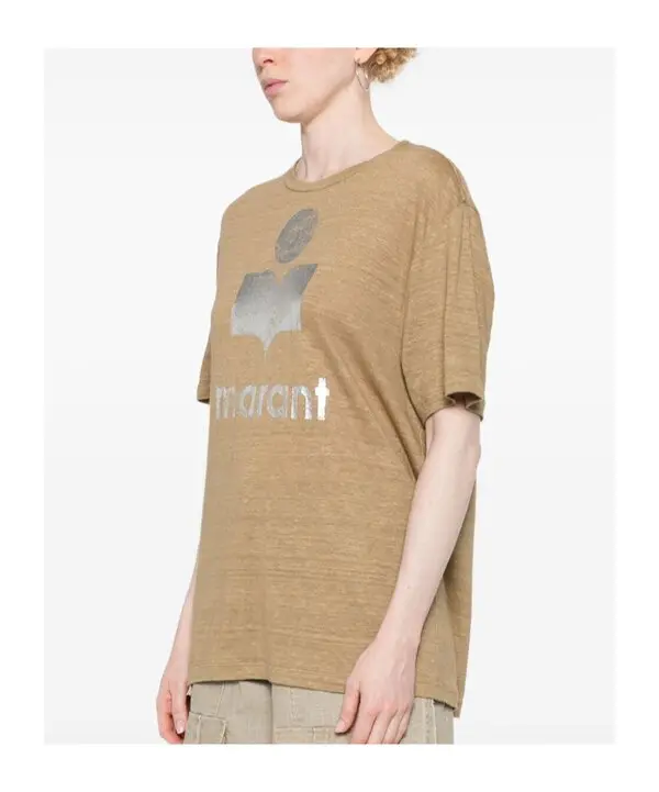 Isabel Marant Étoile Zewel T-shirt With Logo - Nude
