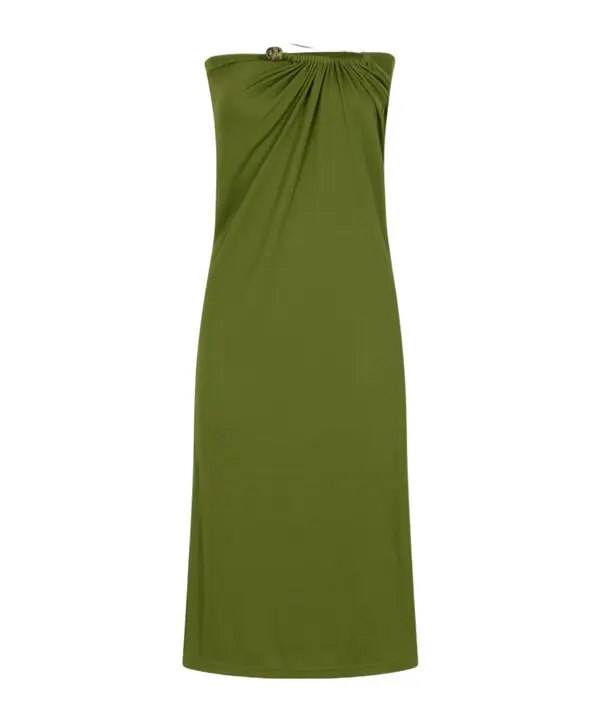 Christopher Esber Ribbed Gathered Skirt