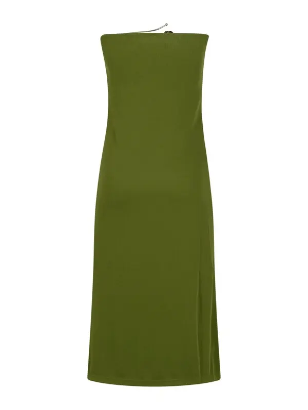 Christopher Esber Ribbed Gathered Skirt
