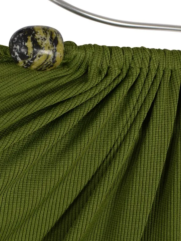 Christopher Esber Ribbed Gathered Skirt