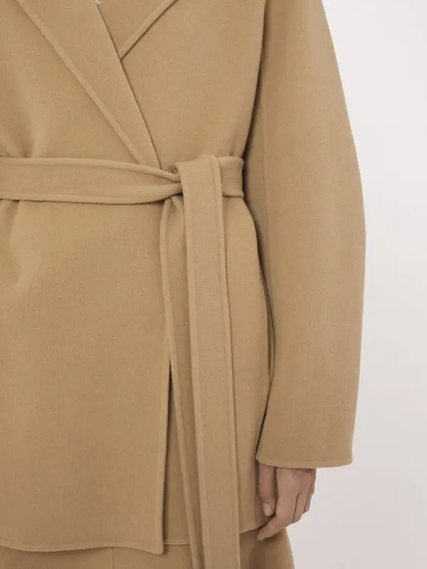 Chloé Double Faced Coat With Belt
