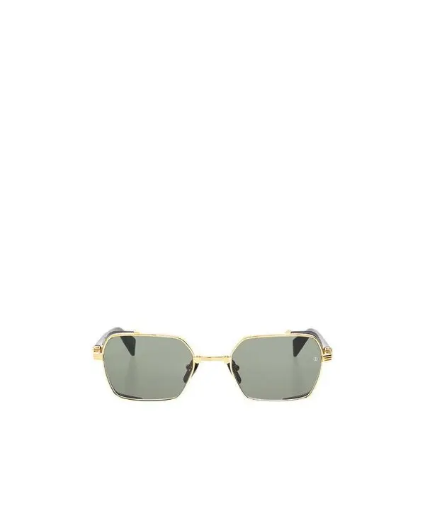 Balmain Octagonal Logo Sunglasses - Gray
