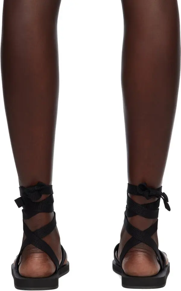 THE ROW Ribbon-tie Flat Sandals