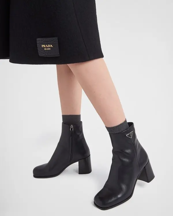 Prada High Heel Ankle Boots
