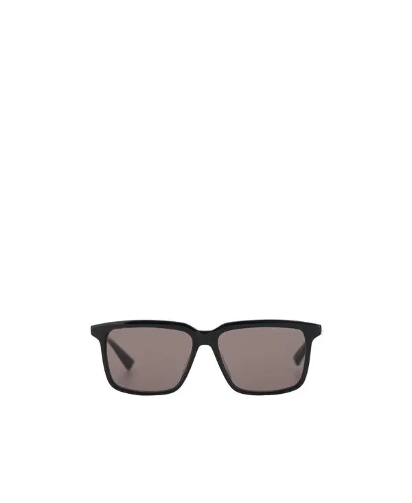 Bottega Veneta Logo Rectangle Sunglasses - Gray