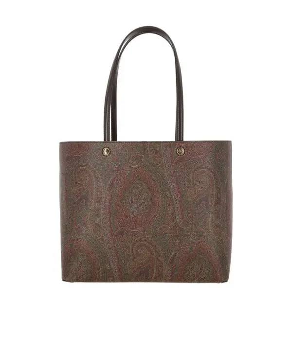 Etro Paisley Jacquard Top Handle Bag - Brown