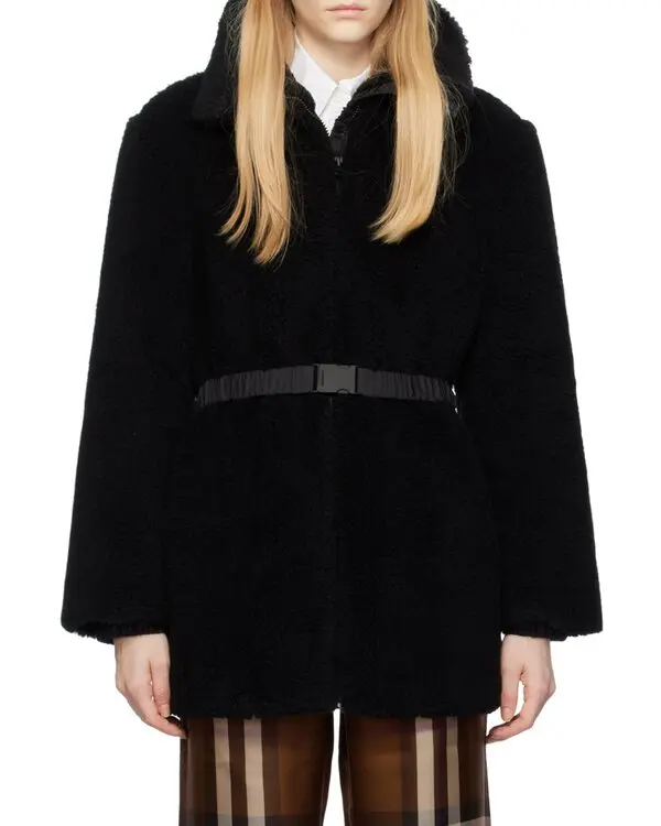 Burberry Embroidered Wool-blend Coat