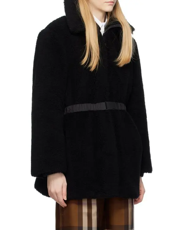 Burberry Embroidered Wool-blend Coat