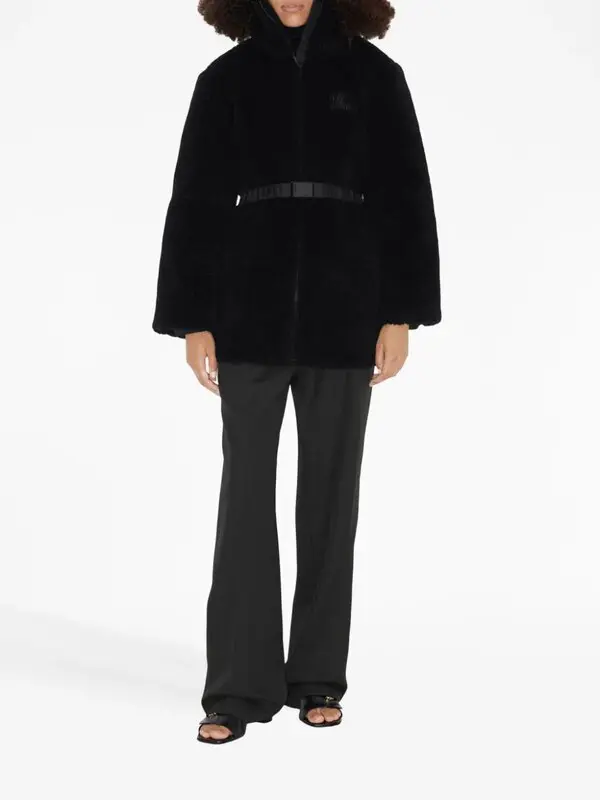 Burberry Embroidered Wool-blend Coat