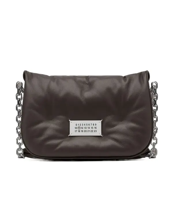 MAISON MARGIELA Glam Slam Quilted Messenger Bag - Grey