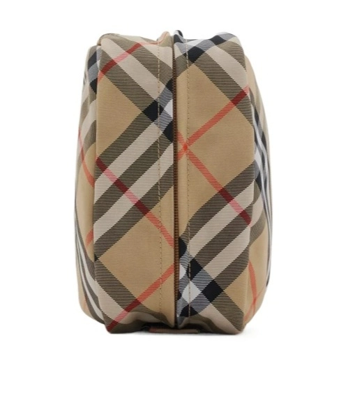 Burberry Checked Zip-around Travel Pouch