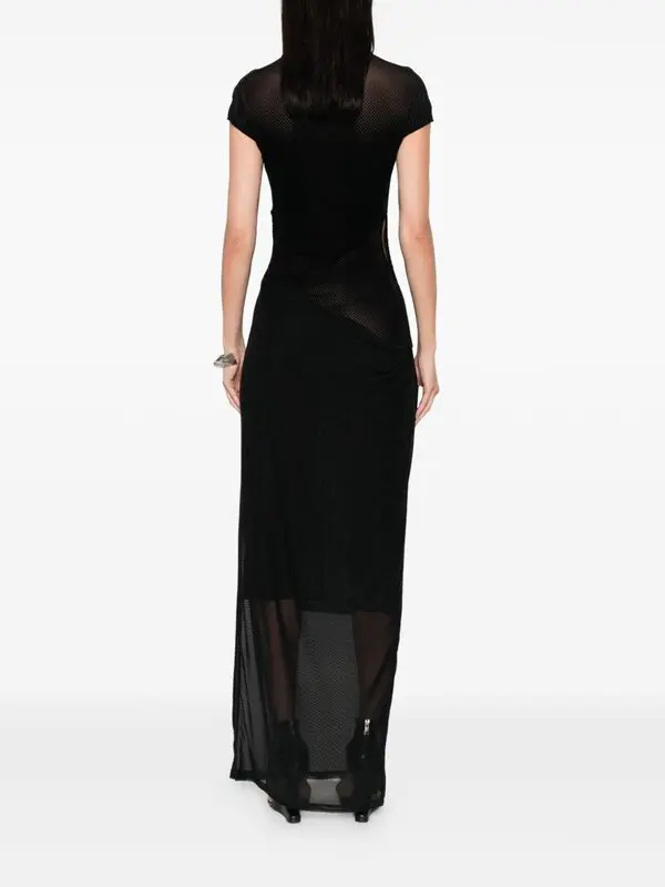 JEAN PAUL GAULTIER High Neck Paneled Maxi Dress