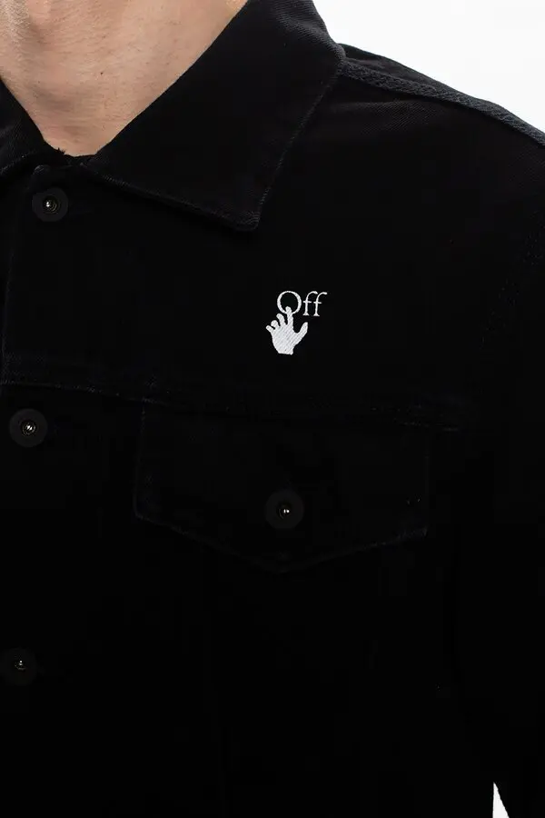 Off-White Mona Lisa Print Denim Jacket