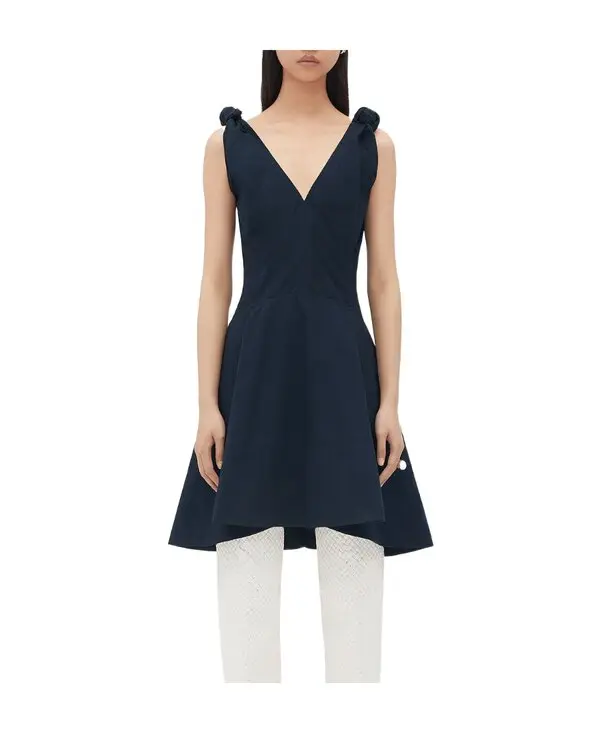 Bottega Veneta Knot Detailed Compact Dress